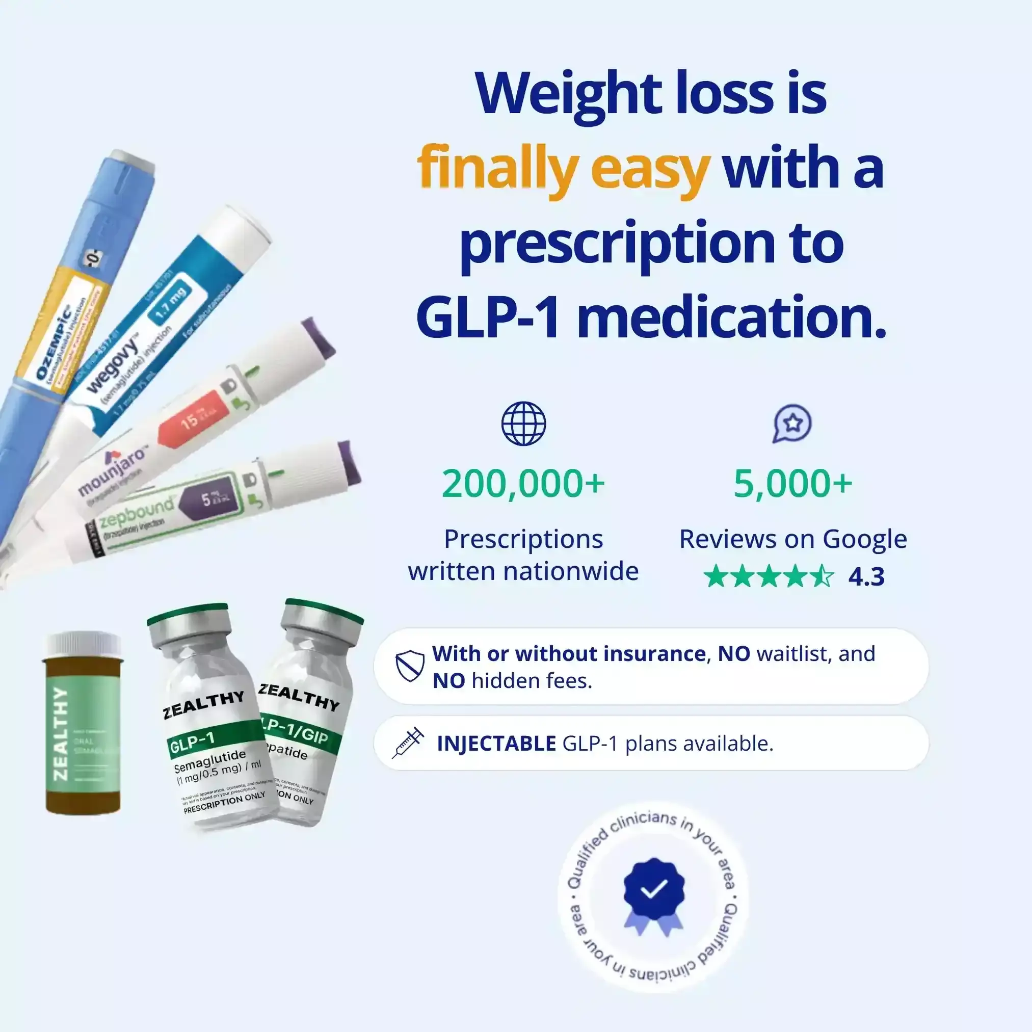 Zealthy Weight Loss Online With or Without Insurance | Zealthy